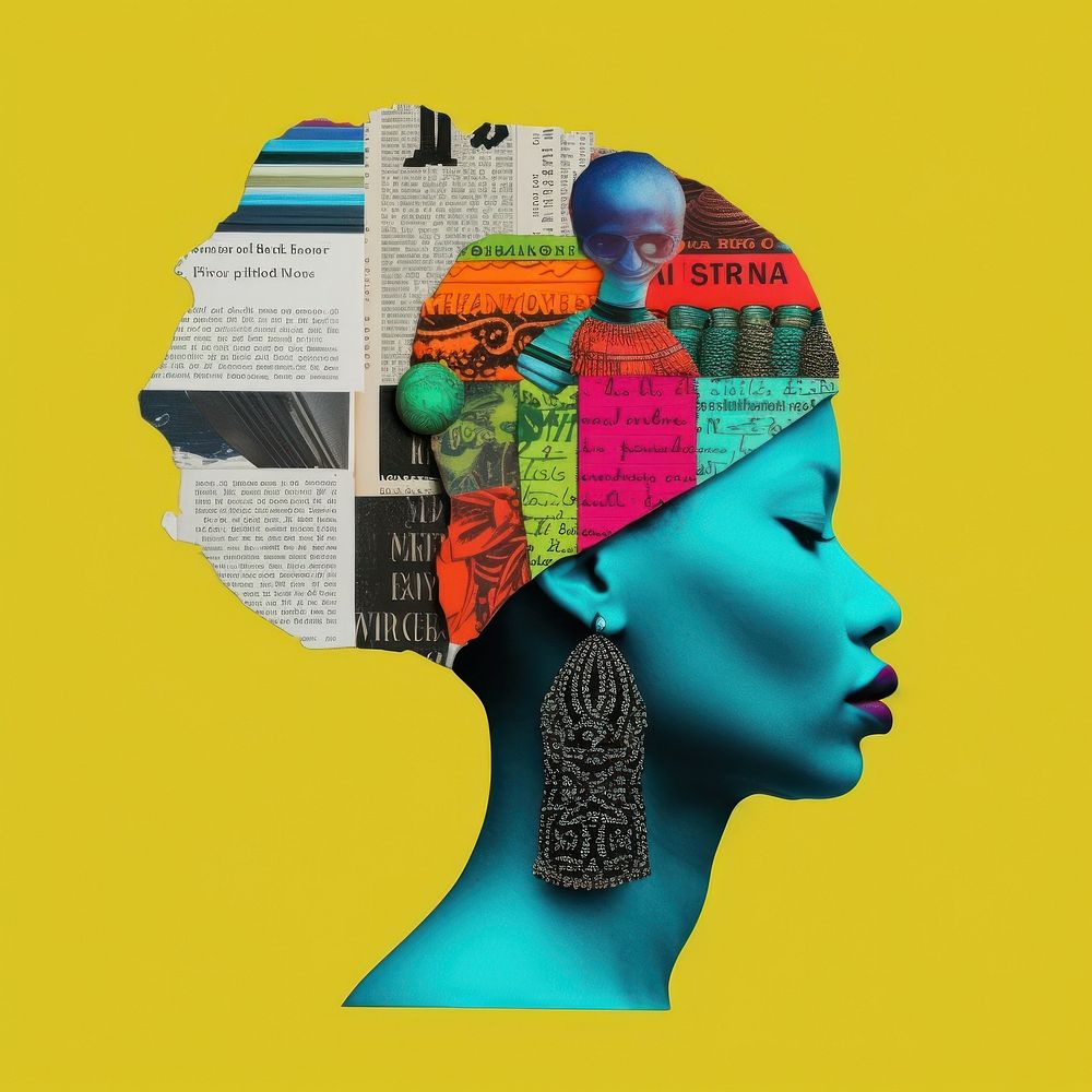 Pop Africa traditional art collage | Free Photo Illustration - rawpixel