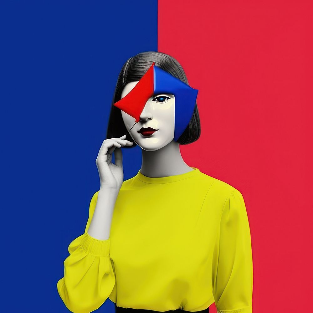 Pop france traditional art collage | Free Photo Illustration - rawpixel