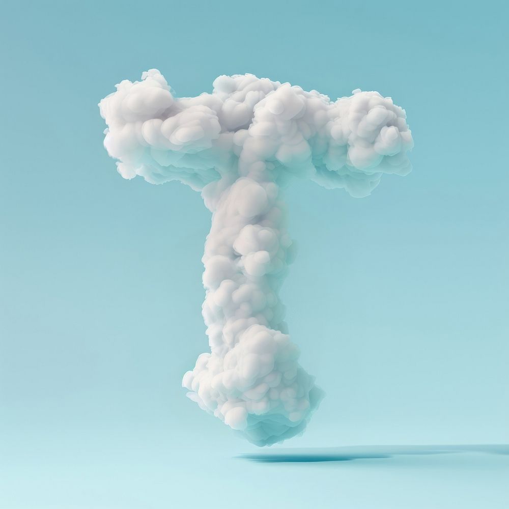 Letter T explosion fire nuclear | Free Photo Illustration - rawpixel