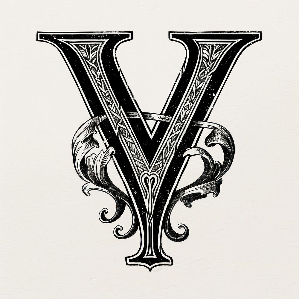 V letter alphabet symbol logo | Free Photo Illustration - rawpixel