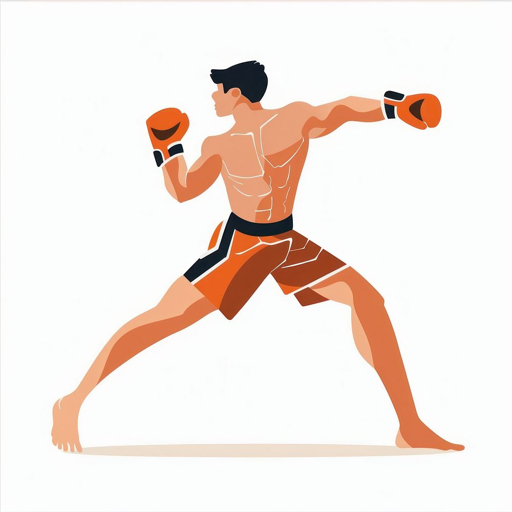 Kick boxing person adult human. | Free Photo Illustration - rawpixel