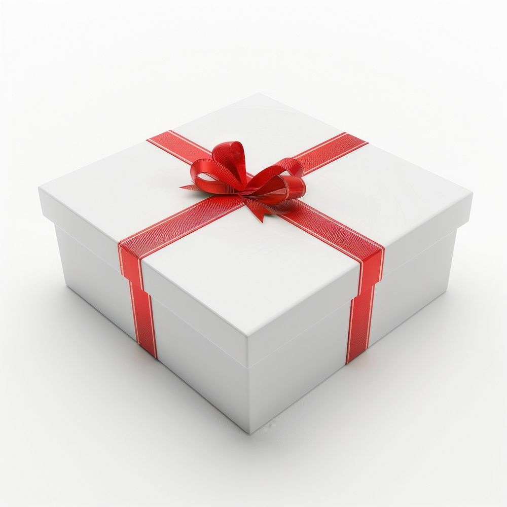 White win box gift. | Free Photo Illustration - rawpixel