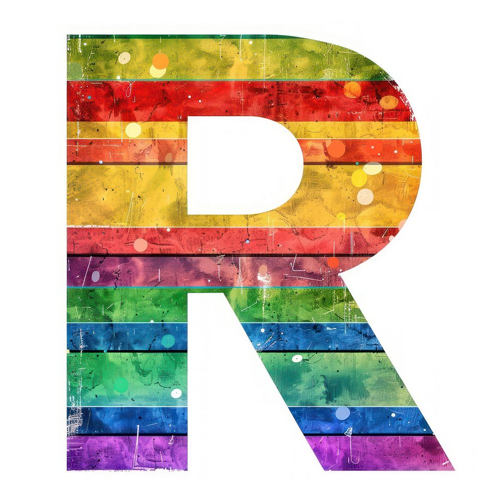 Rainbow alphabet R backgrounds pattern | Free Photo Illustration - rawpixel