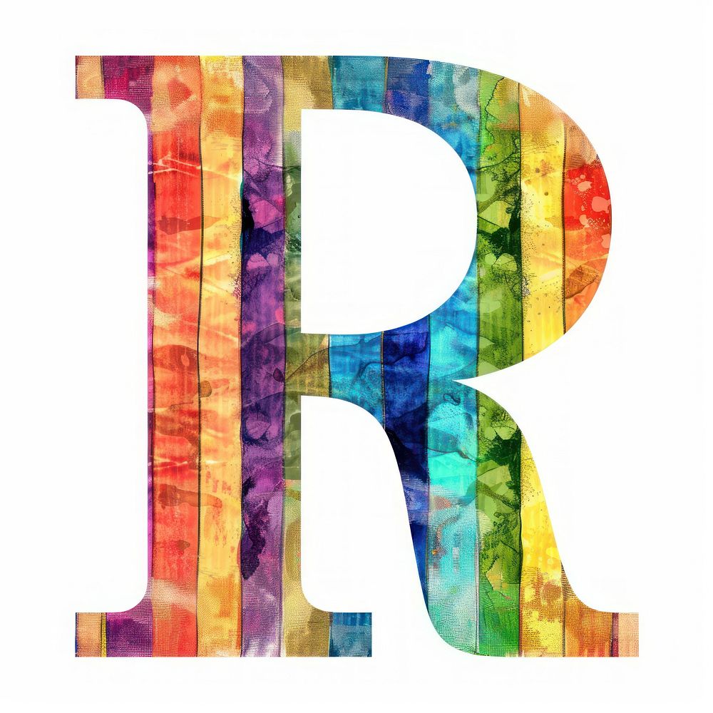 Rainbow alphabet R backgrounds pattern | Free Photo Illustration - rawpixel