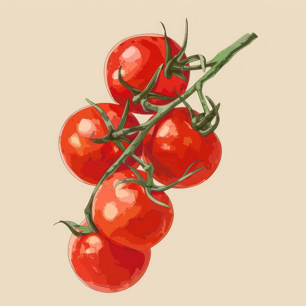 Tomatoes vine vegetable dynamite weaponry. | Free Photo Illustration ...