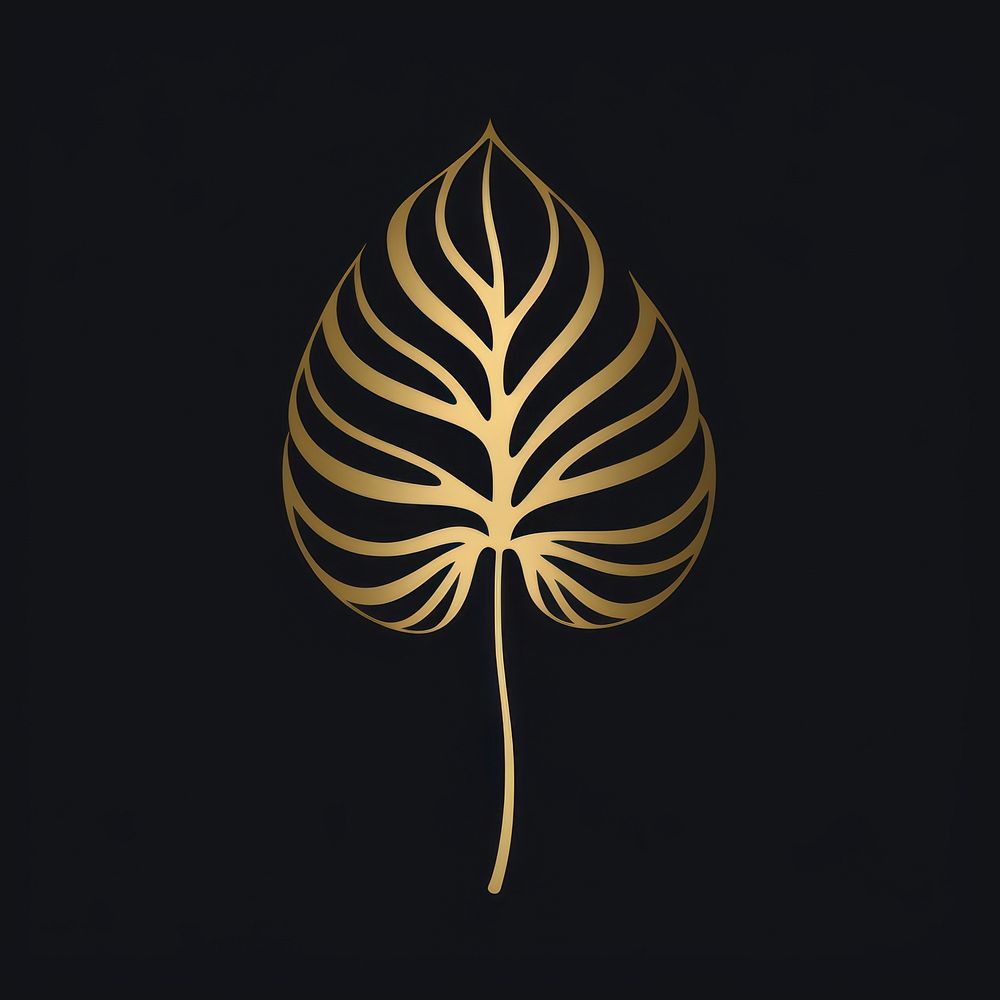 Golden monstera chandelier symbol plant. | Free Photo Illustration ...