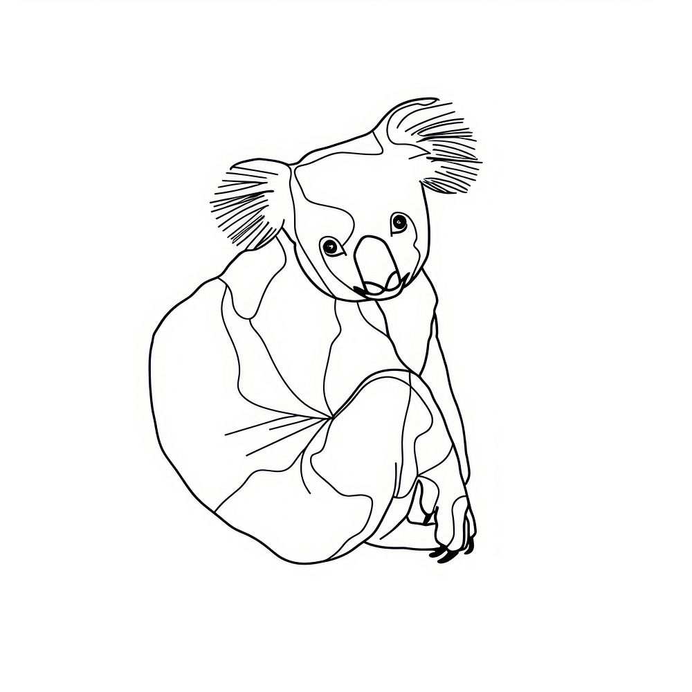 Koala koala illustrated wildlife | Free Photo Illustration - rawpixel