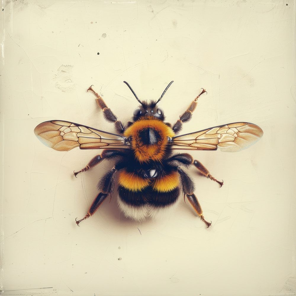 Bee invertebrate bumblebee andrena | Premium Photo Illustration - rawpixel