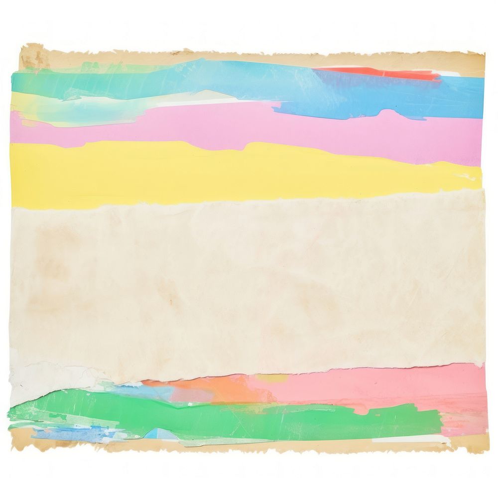 Rainbow ripped paper painting canvas | Free Photo - rawpixel