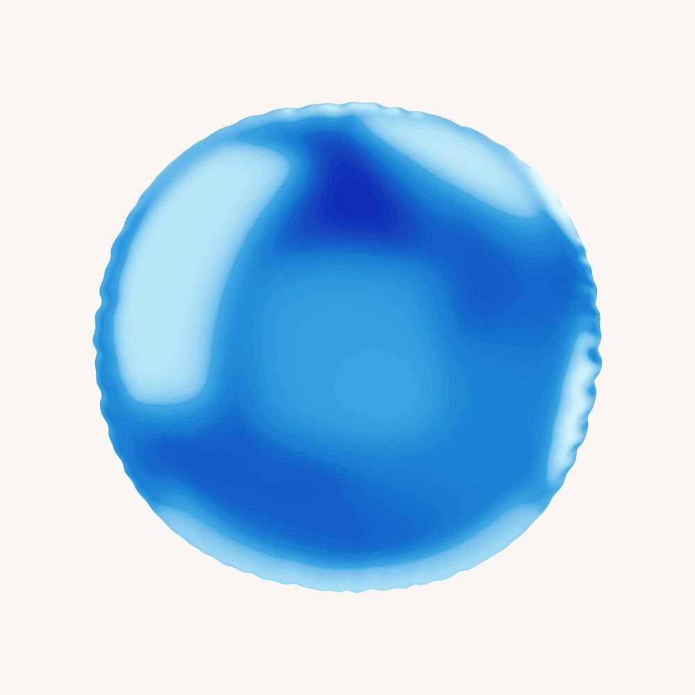 Full stop 3D blue balloon | Free Photo Illustration - rawpixel