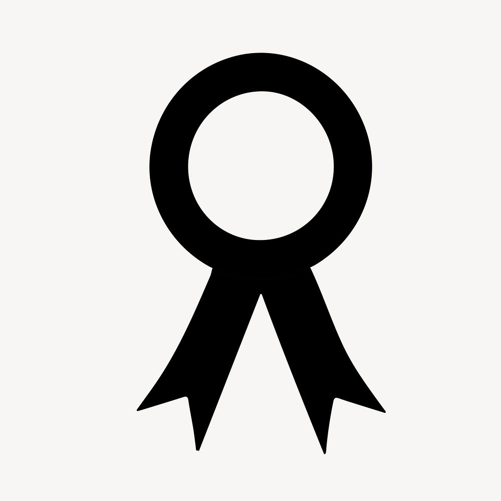 Black award ribbon illustration | Free Photo Illustration - rawpixel