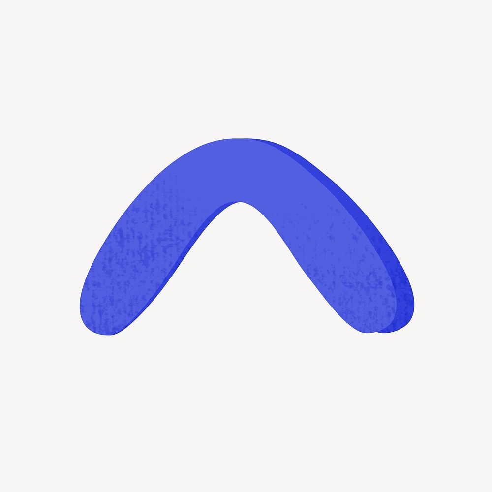 Blue Circumflex Sign Illustration Free Photo Illustration Rawpixel