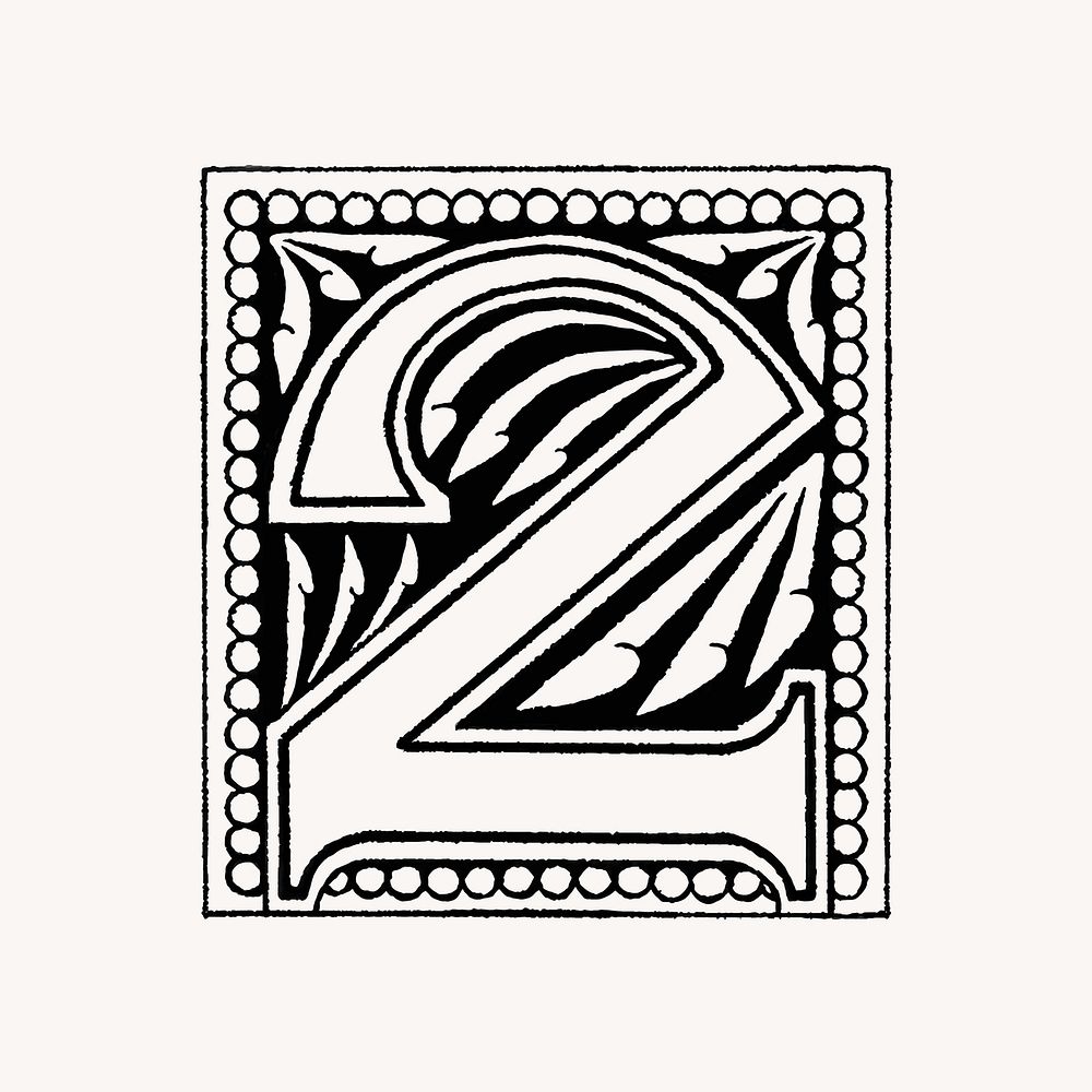 Number 2 classic medieval art | Free Photo Illustration - rawpixel