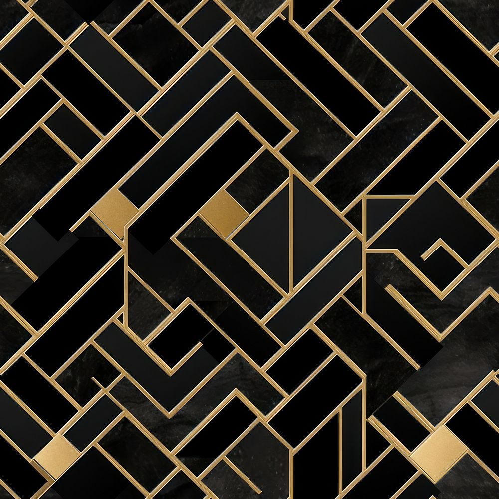 Black gold tile pattern aluminium. | Free Photo - rawpixel