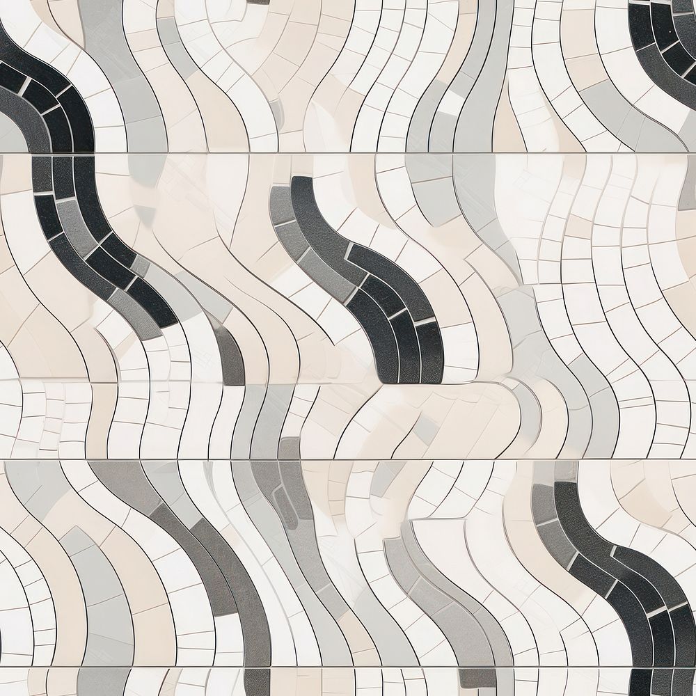 Wave tile pattern architecture building | Premium Photo - rawpixel