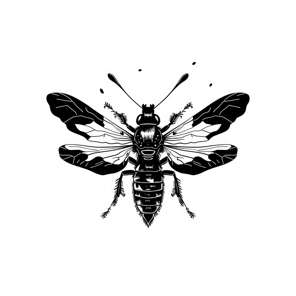 Insect tattoo flash illustration invertebrate | Free Photo Illustration ...