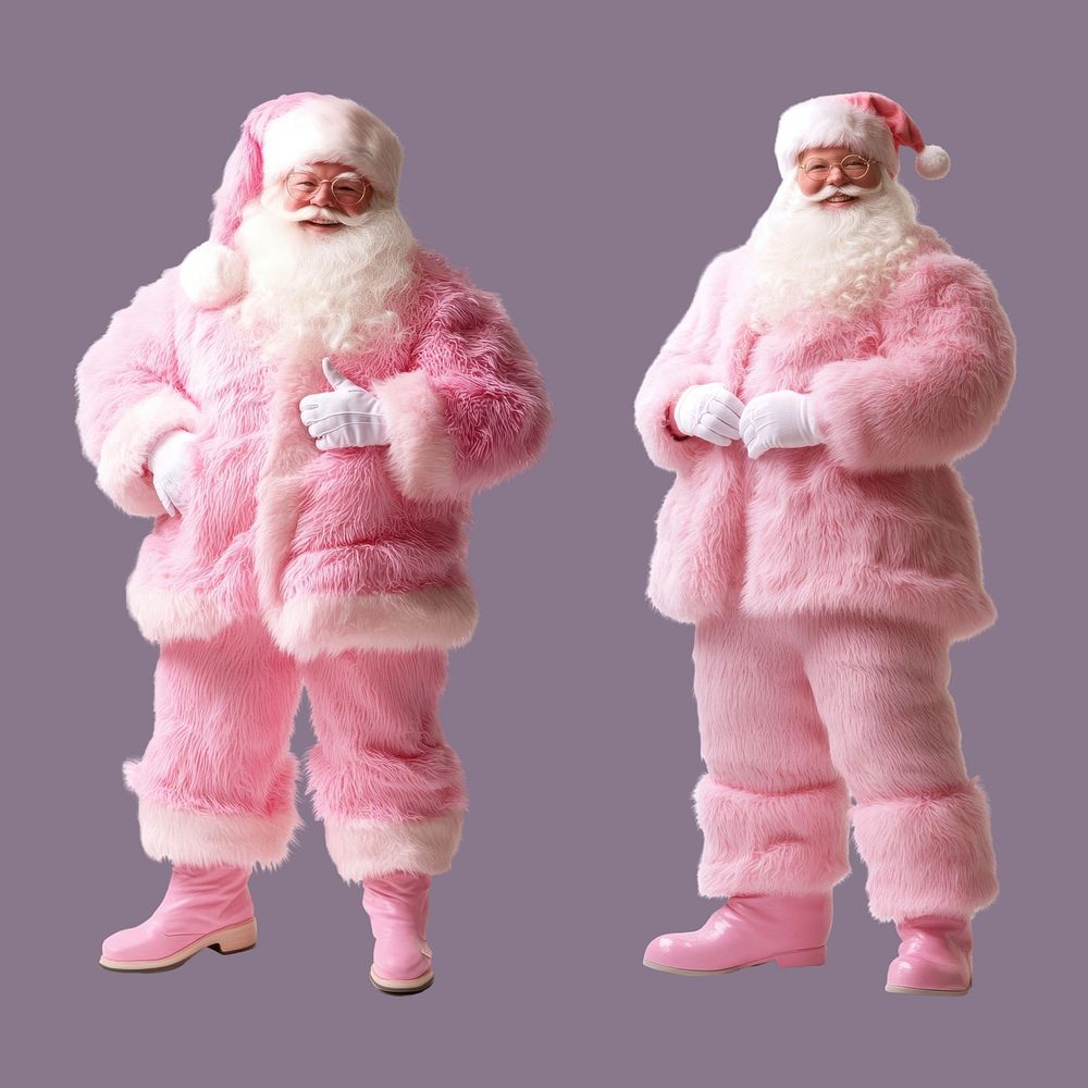 Pink Santa Claus design element | Free Photo - rawpixel