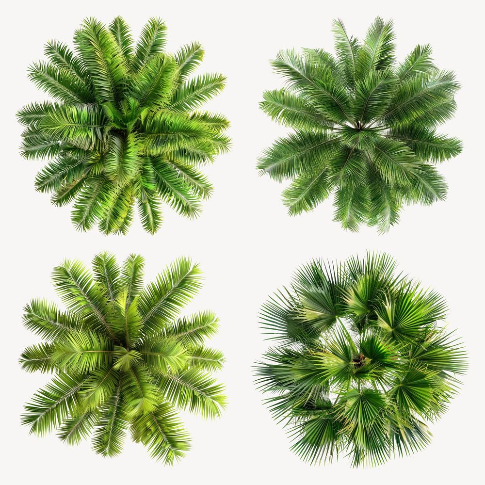 Palm tree top view design | Free Photo - rawpixel