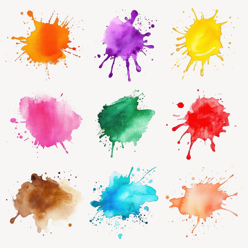 Watercolor splash art design element | Free Photo - rawpixel
