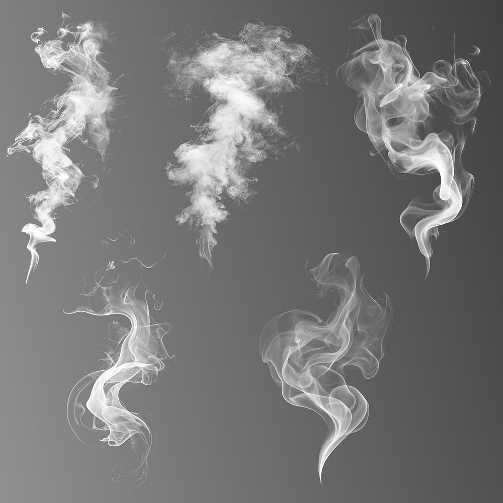Smoke effect design element set | Free Photo - rawpixel