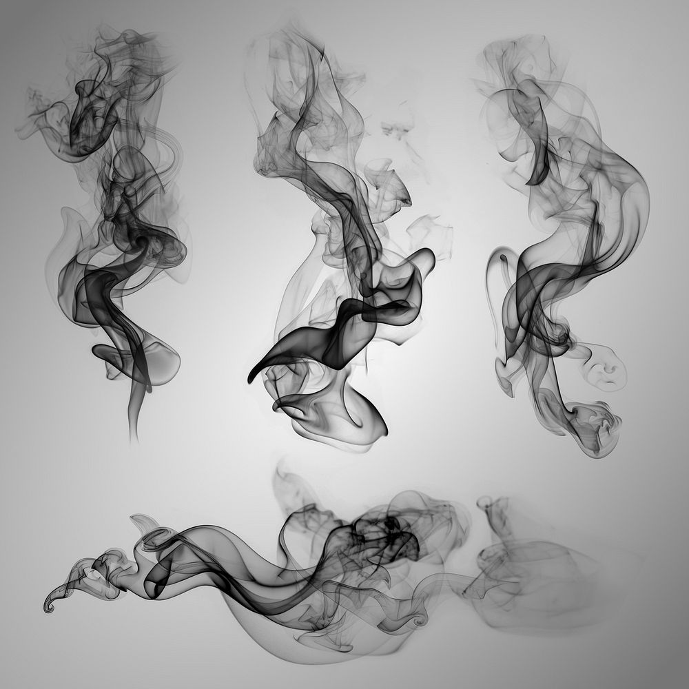 Smoke effect design element set | Free Photo - rawpixel