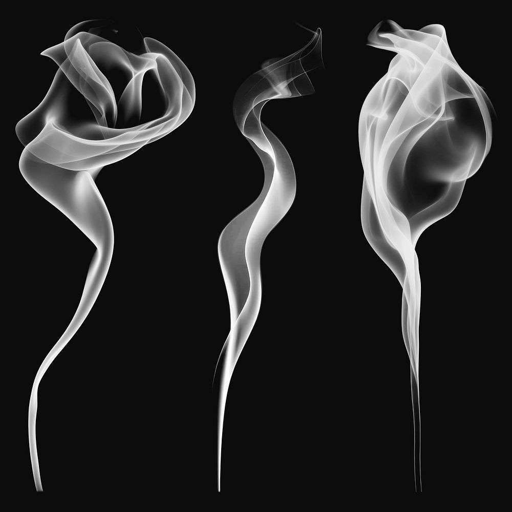 Smoke effect design element set | Free Photo - rawpixel