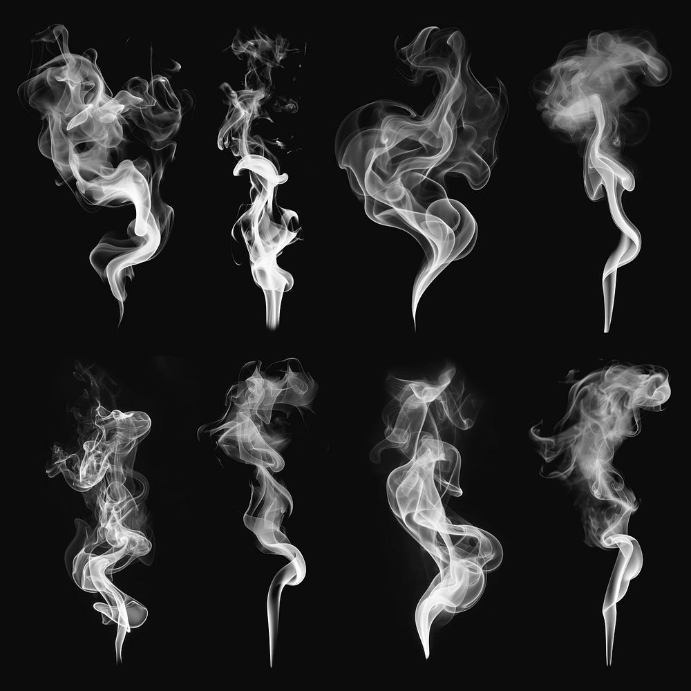 Smoke effect design element set | Free Photo - rawpixel