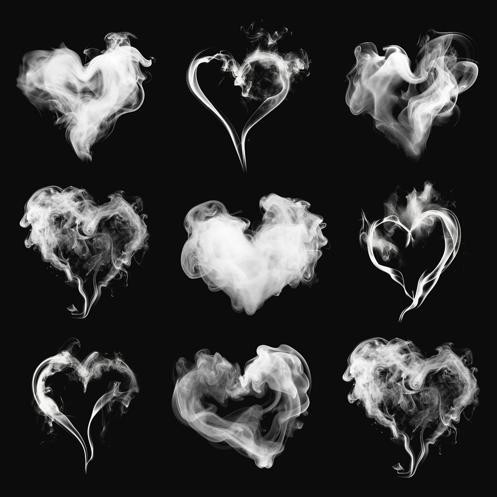 Heart shape smoke effect design | Free Photo - rawpixel