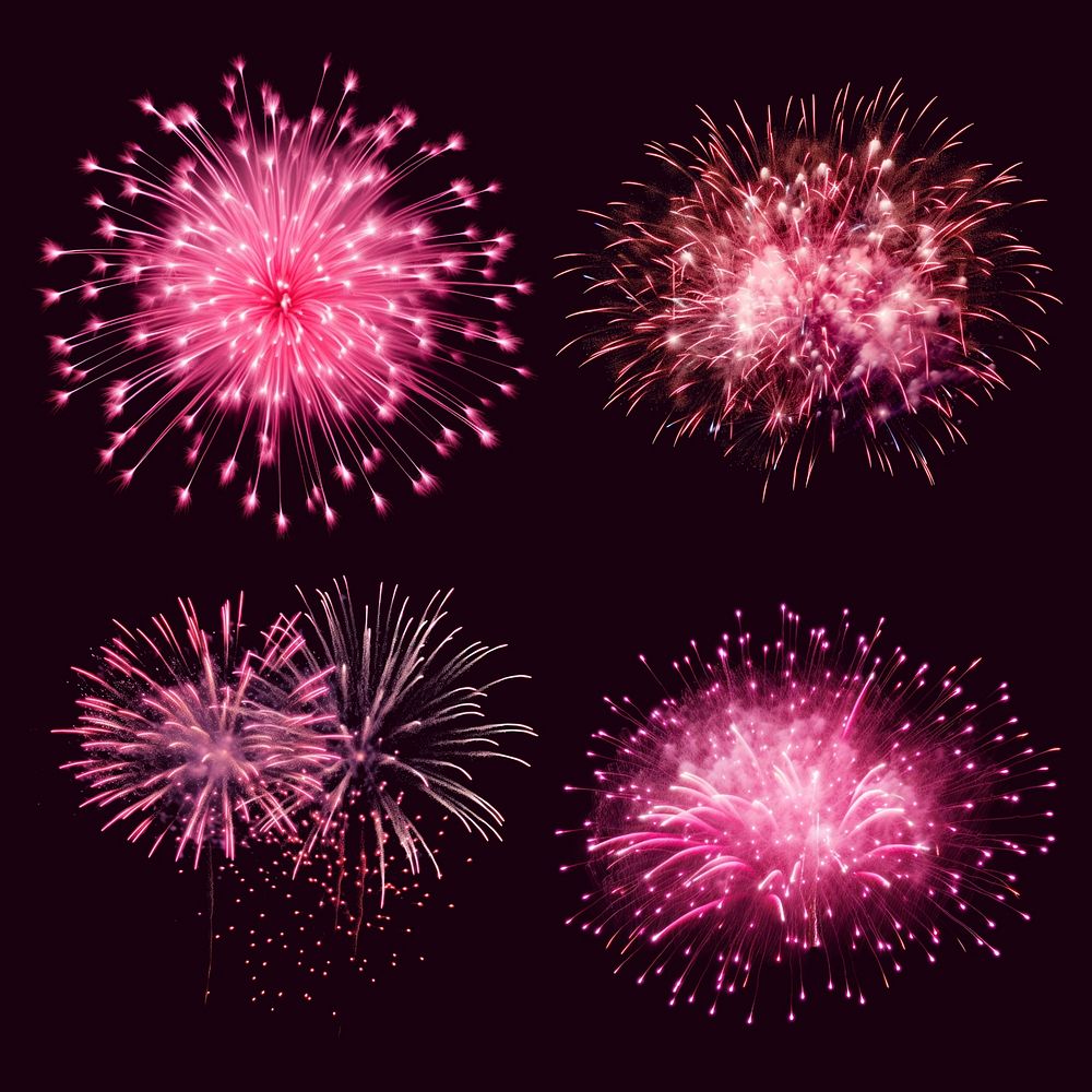 Pink firework effect design element | Free Photo - rawpixel