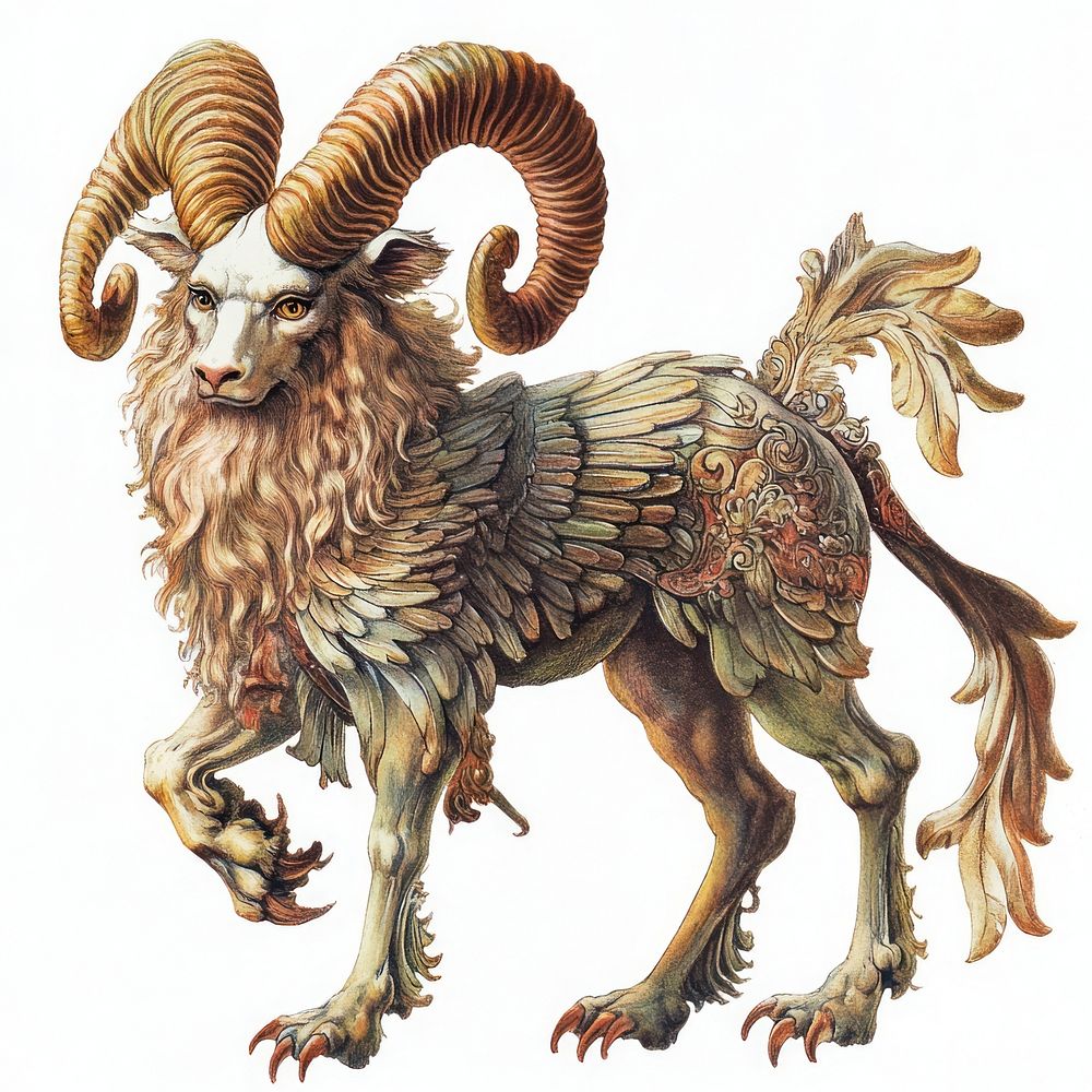 Mythology animal art livestock intricate. | Free Photo Illustration ...