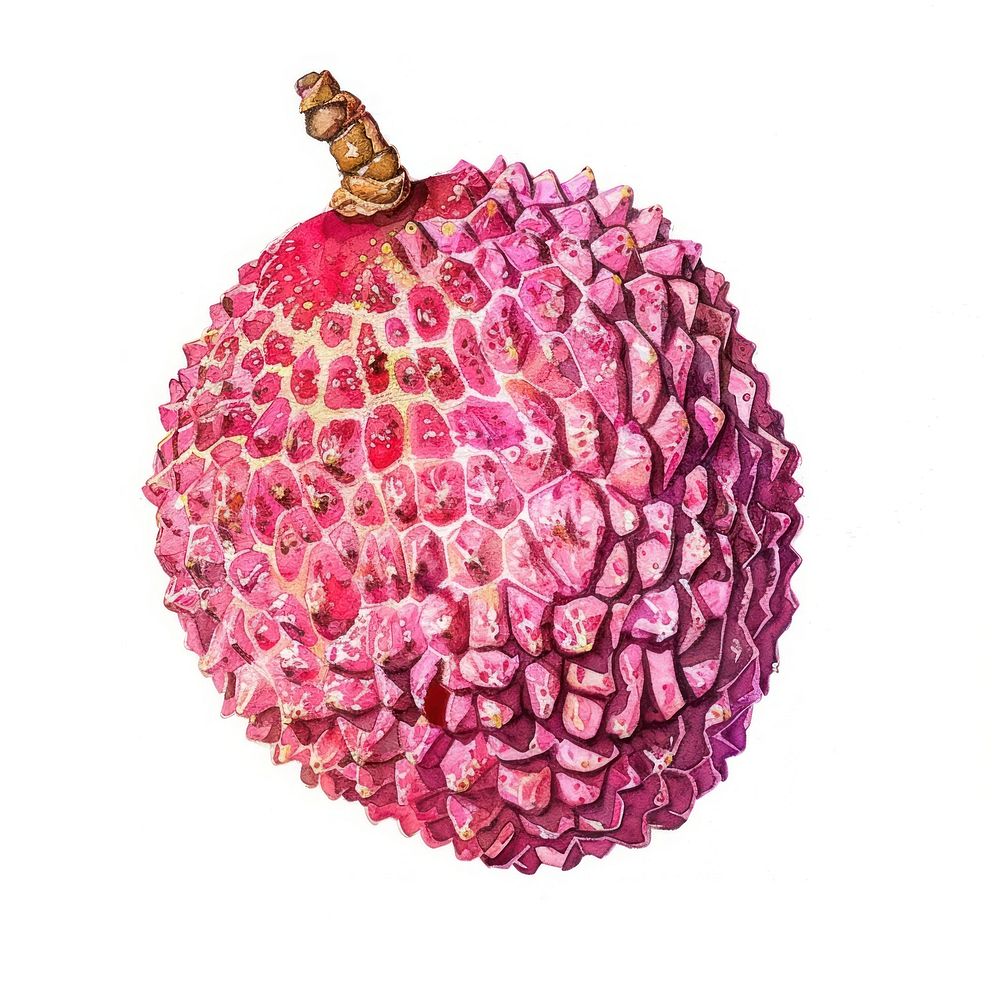 An isolated fresh lychee illustration | Free Photo Illustration - rawpixel