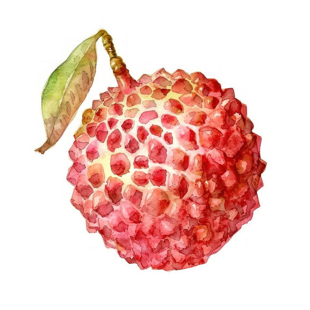An isolated fresh lychee illustration | Free Photo Illustration - rawpixel