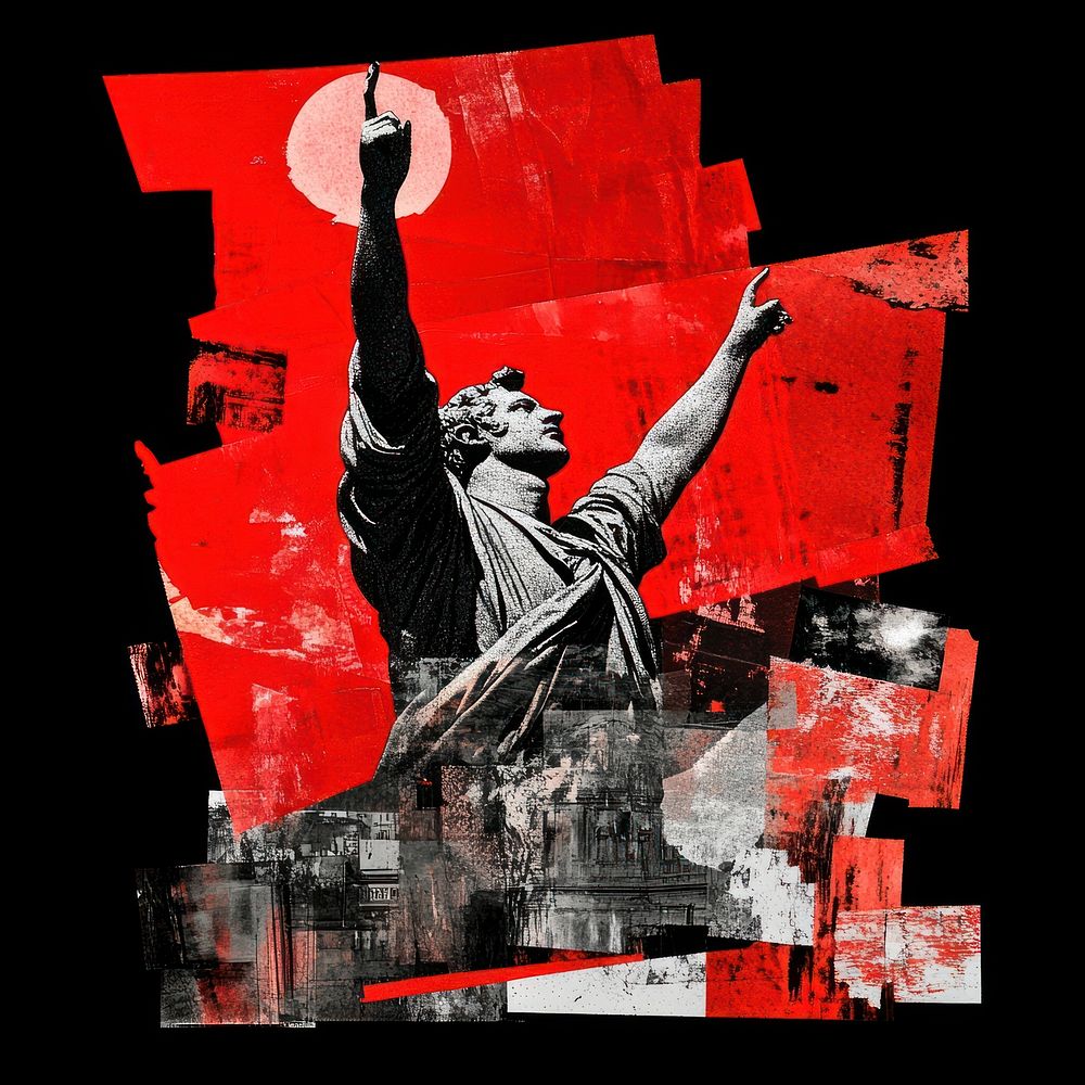 A protest collage illustration background. | Free Photo Illustration ...