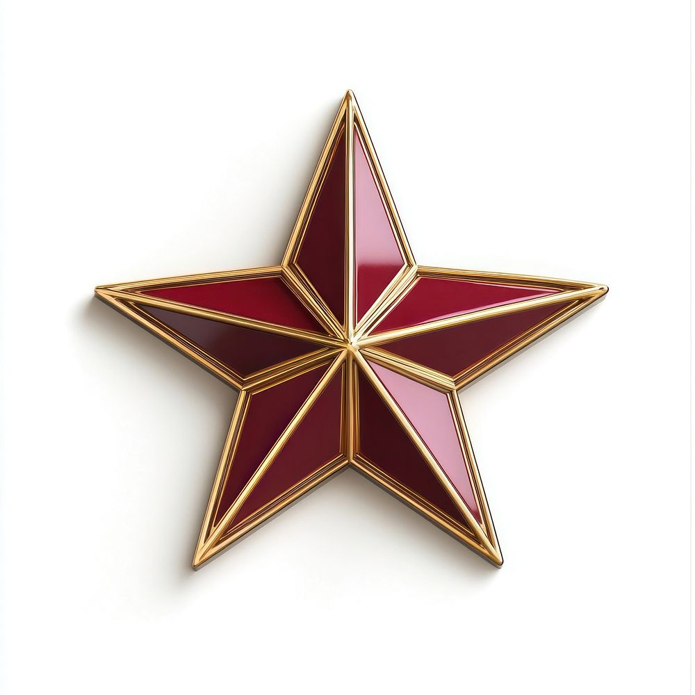 Red-Gold Star illustration symbol design. | Free Photo Illustration ...