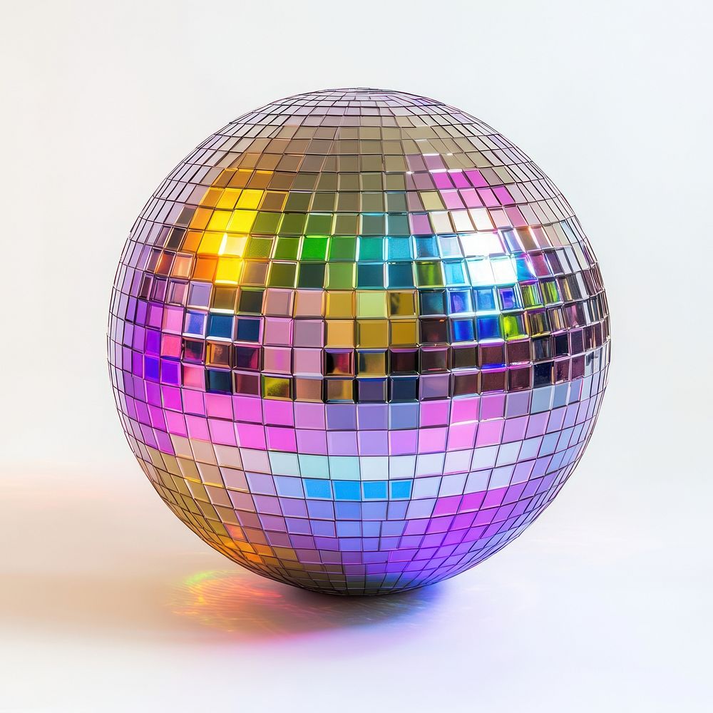 Rainbow disco ball lighting vibrant | Free Photo - rawpixel