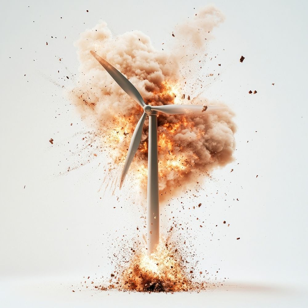 Turbine explosion wind environmental. | Free Photo - rawpixel