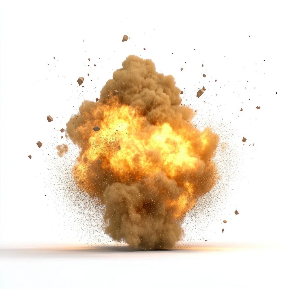 Yellow fire bomb explosion explosive | Free Photo - rawpixel