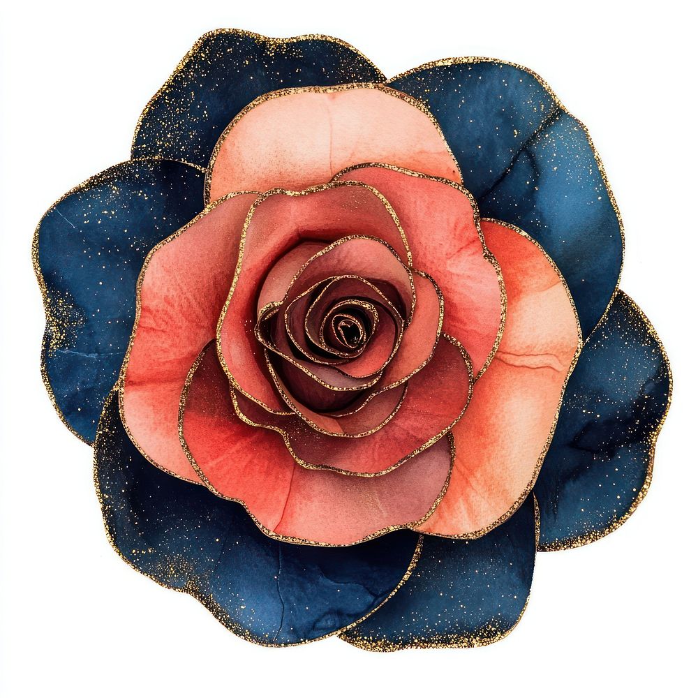 Rose flower shape collage colors | Free Photo Illustration - rawpixel