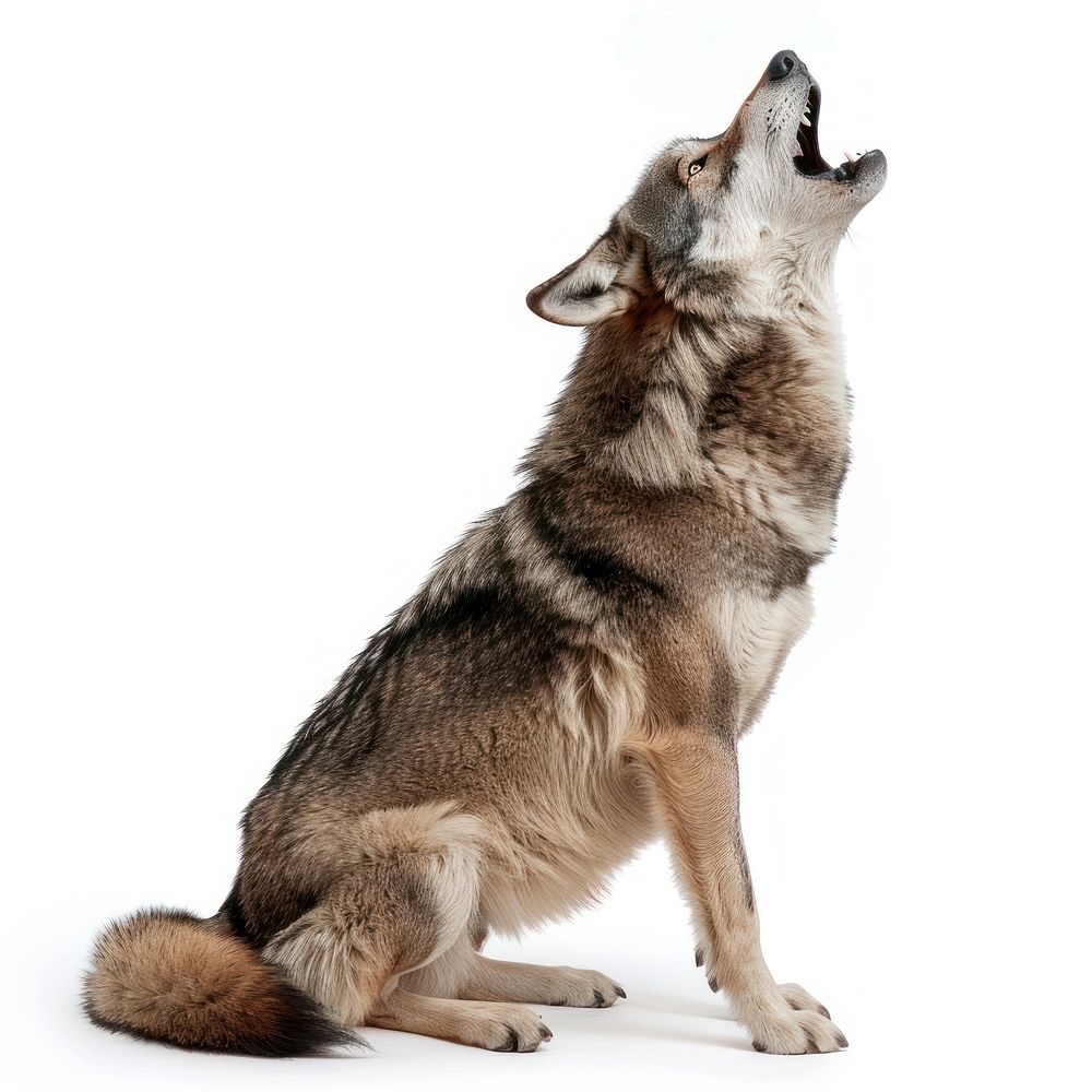 Wolf howling animal majestic powerful. | Free Photo - rawpixel