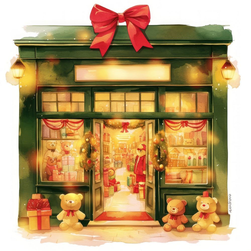 Christmas storefront decorations toys christmas | Free Photo ...