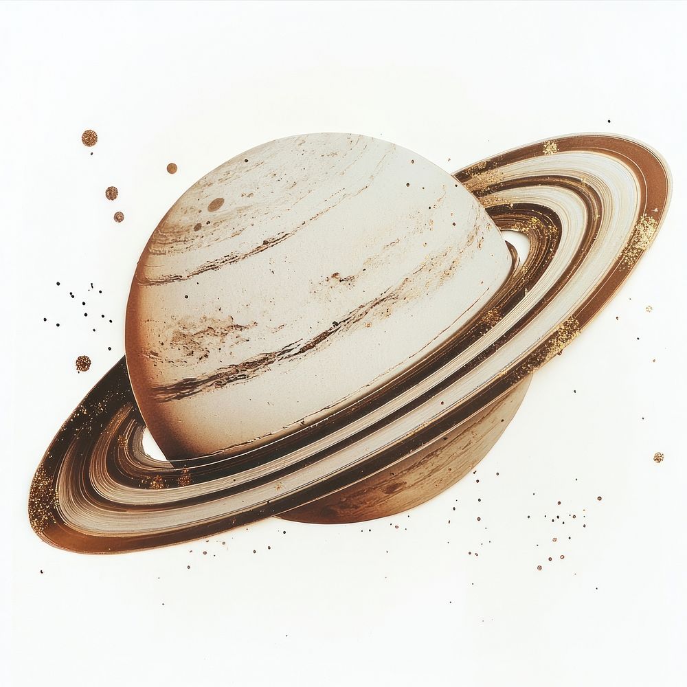 Saturn shape collage planet space | Free Photo Illustration - rawpixel