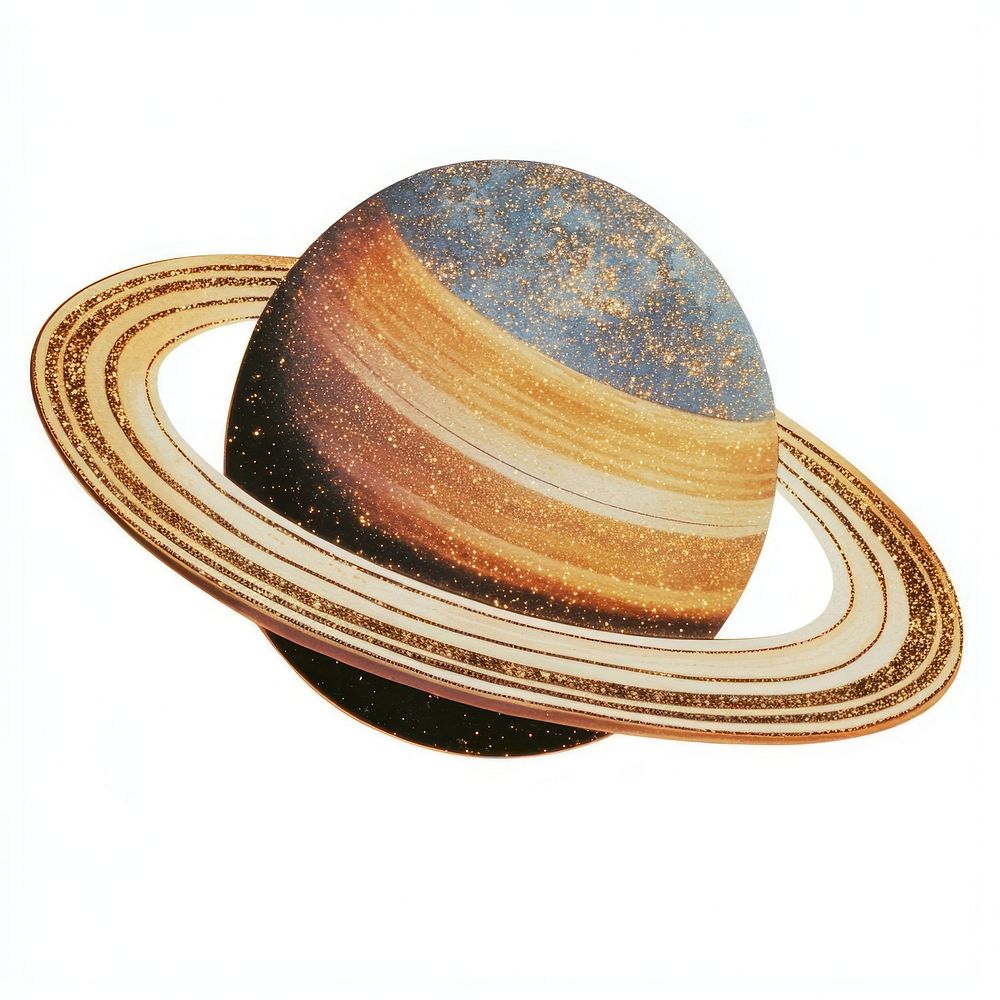 Saturn shape collage astronomy planet | Free Photo Illustration - rawpixel