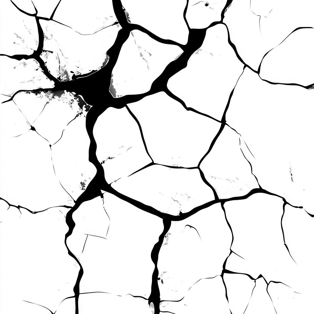 Silhouette cracks texture surface ground. | Free Photo Illustration ...