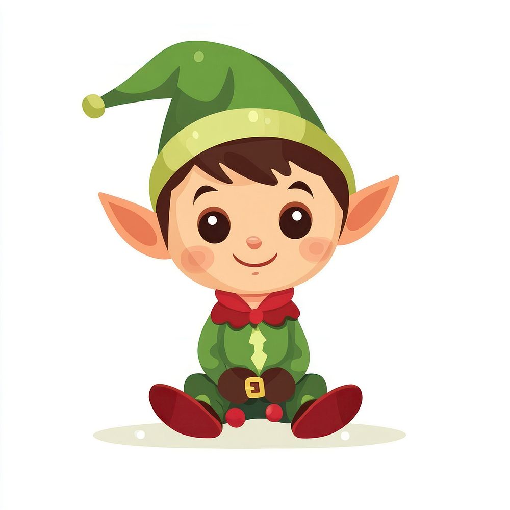 Cute illustration elf cartoon cute | Free Photo Illustration - rawpixel