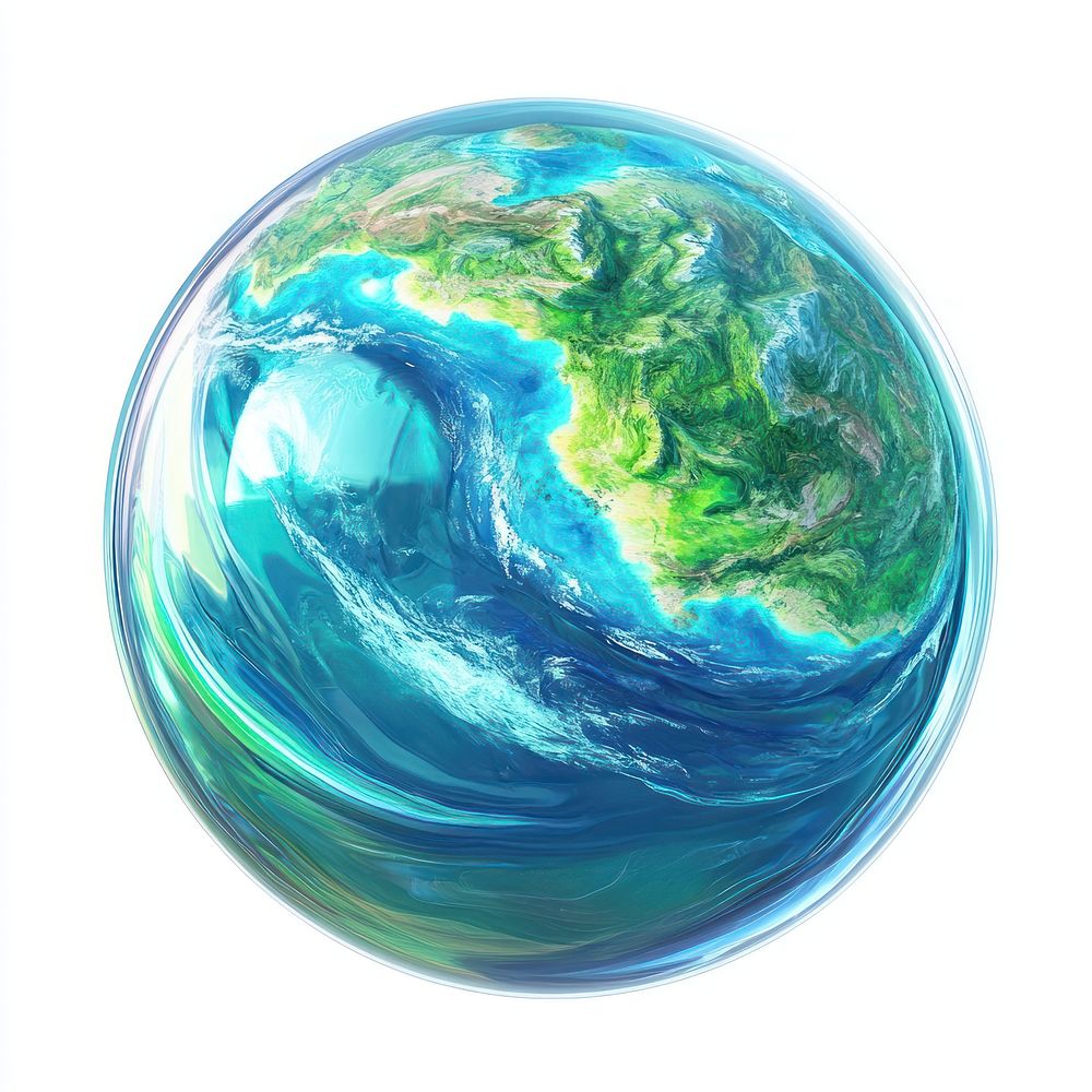 Bright earth bubble illustration planet | Free Photo Illustration ...