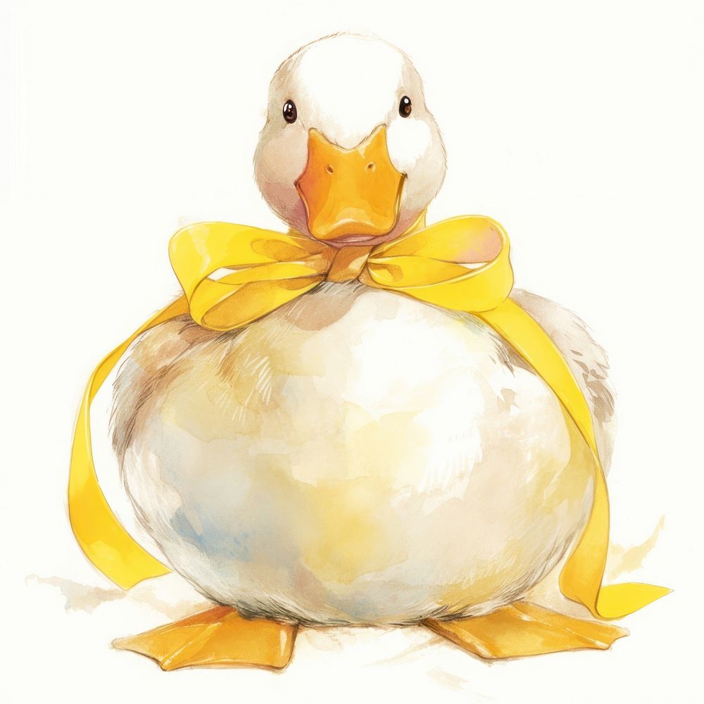 Yellow coquette cute chubby white | Free Photo Illustration - rawpixel