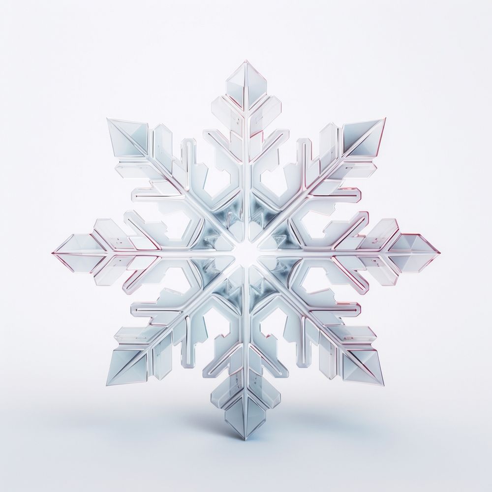 Snow flake snowflake white illustration | Free Photo Illustration - rawpixel