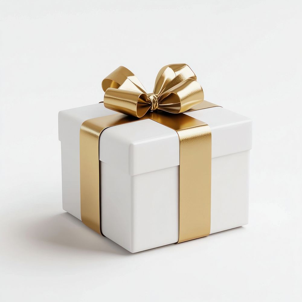 Gold and white Gift Box | Free Photo Illustration - rawpixel