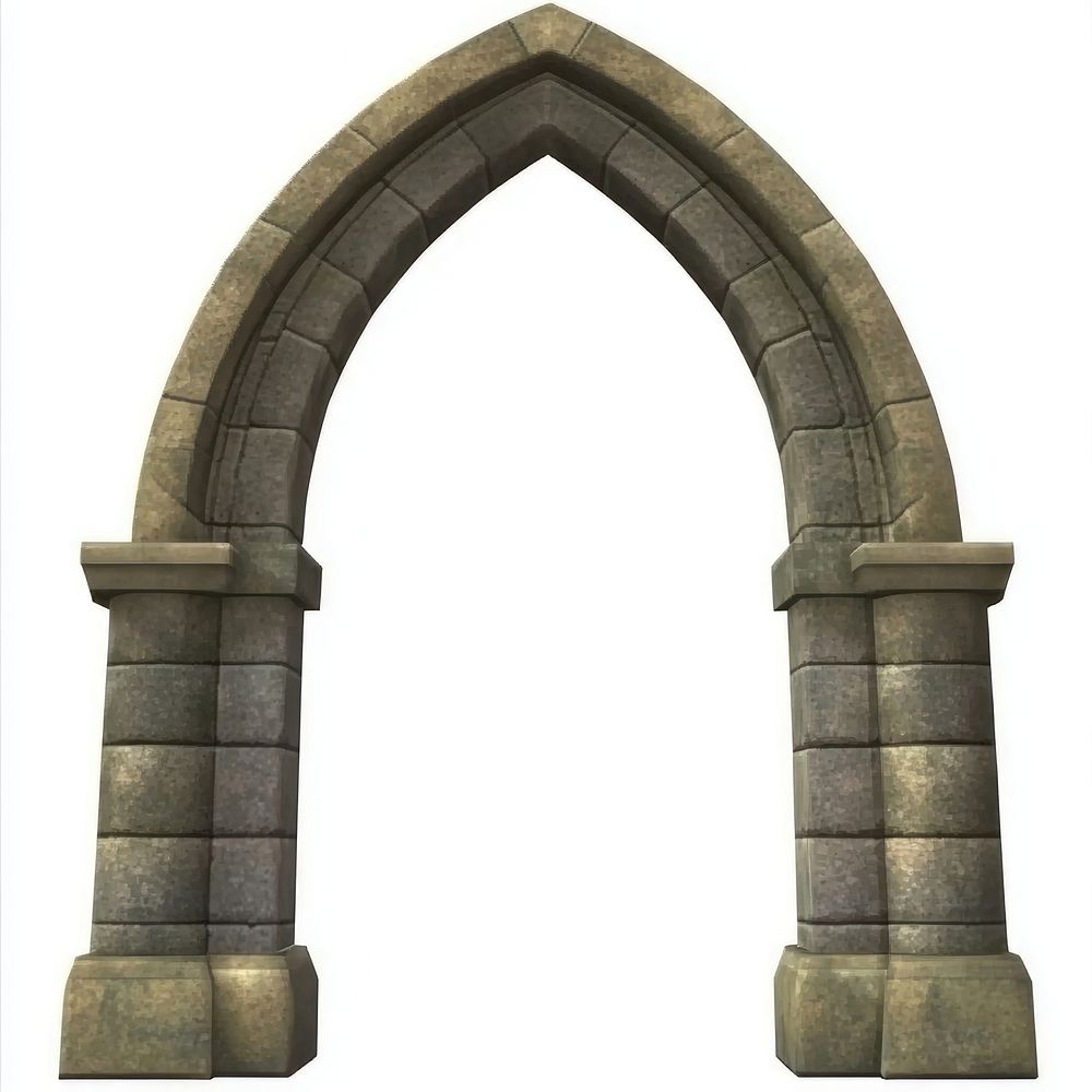 Traditional Gothic pointed arch architecture | Free Photo Illustration ...