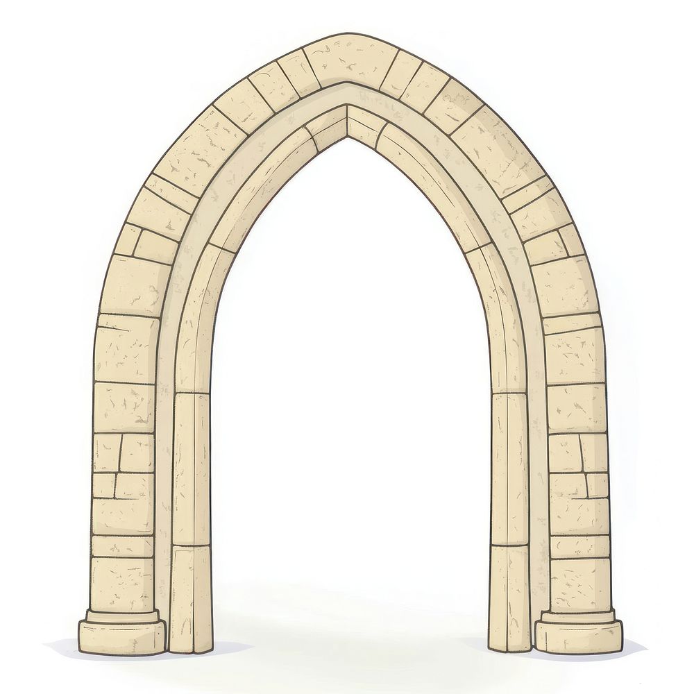 Traditional Gothic pointed arch architecture | Free Photo Illustration ...